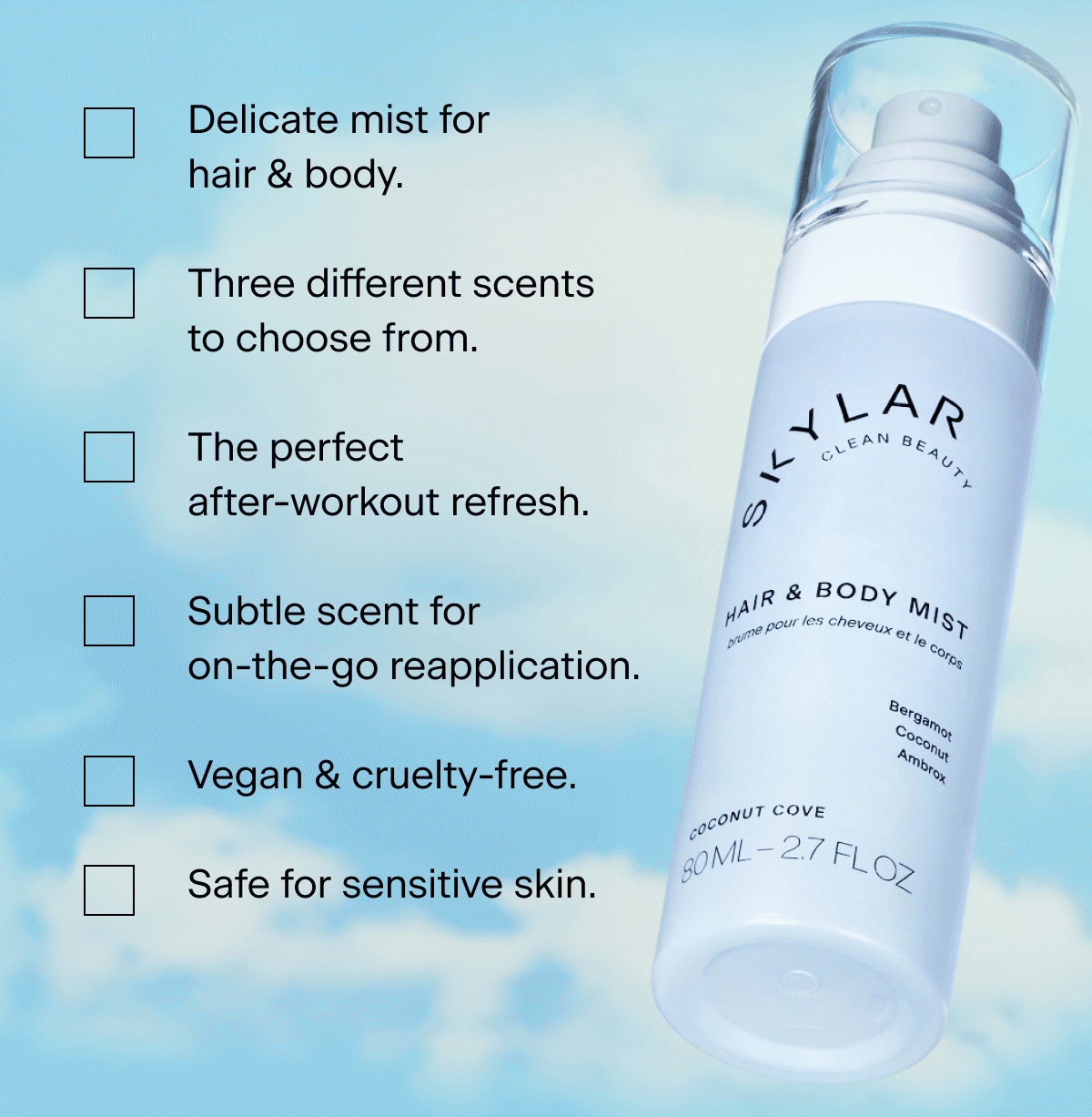 Skylar Body: Meet our NEW Hair & Body Mist collection | Milled