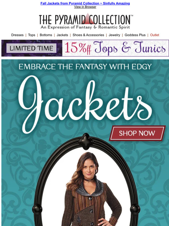 Pyramid Collection: Intriguing & Exciting ~ Coats & Jackets That Look ...