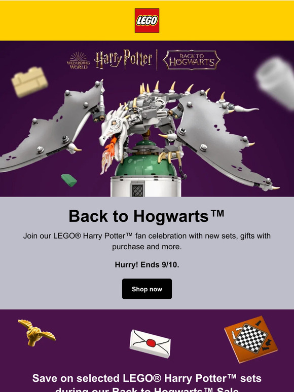 LEGO: Back to Hogwarts™ celebration ends soon ⌛ | Milled