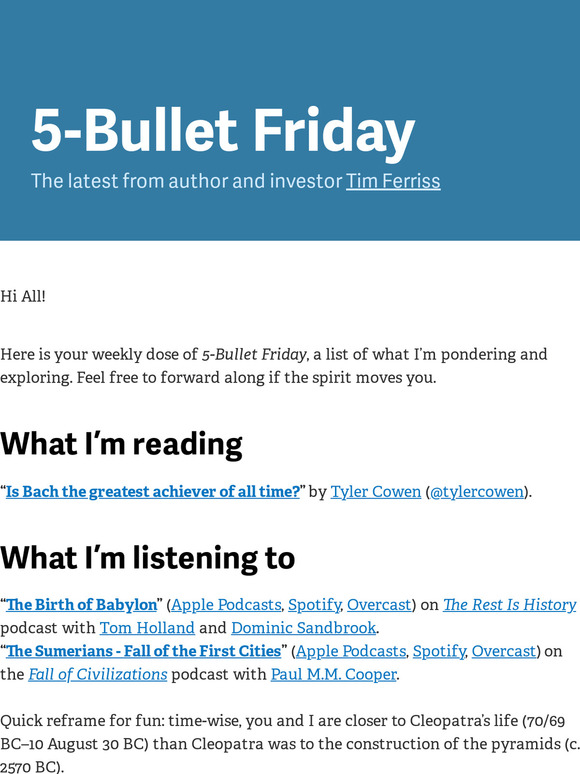 Telecom Italia: 5-Bullet Friday — September 8, 2023 | Milled
