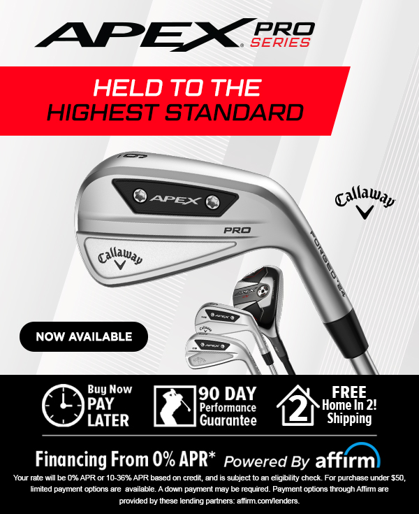 Rock Bottom Golf: NOW AVAILABLE 🔥 Callaway Apex PRO Irons | Held To The ...
