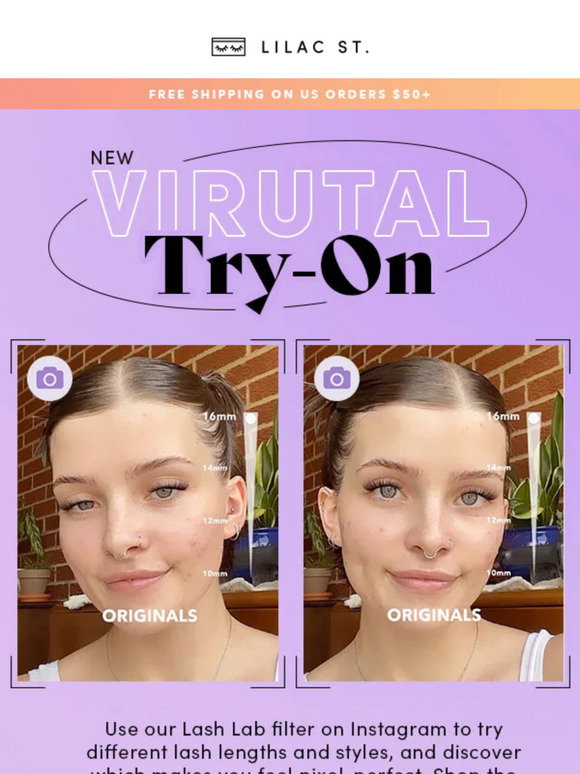 Lilac St.: NEW! Virtual Lash Try On | Milled