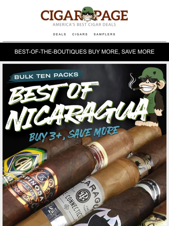 Cigar Page: Best of the Boutiques $3.75 mix-n-match tenski action | Milled