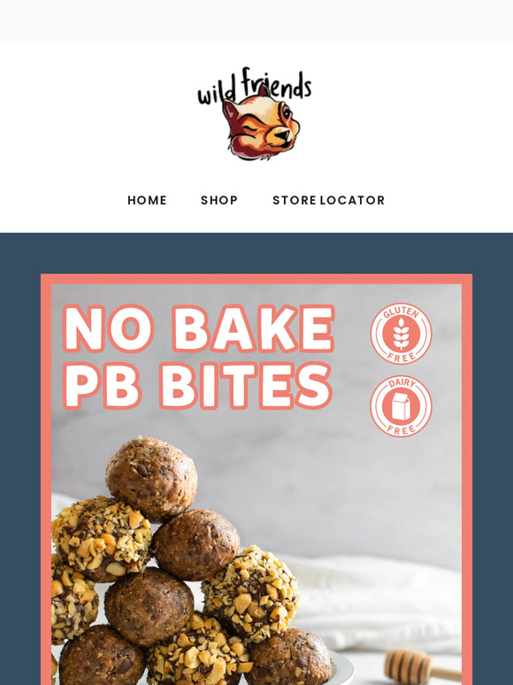 Wild Friends Foods: No Bake PB Bites 🥜 | Milled