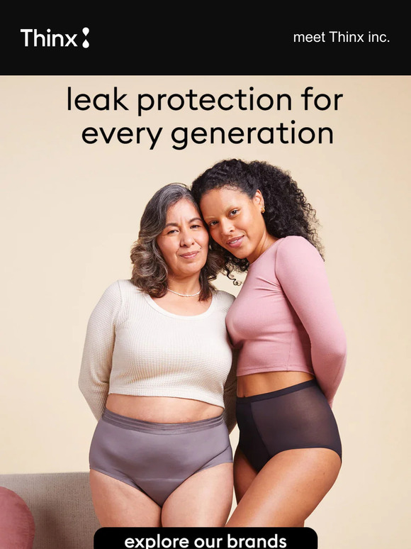Thinx: Our underwear absorb leaks through every life stage | Milled Thinx: Our underwear absorb leaks through every life stage | Milled