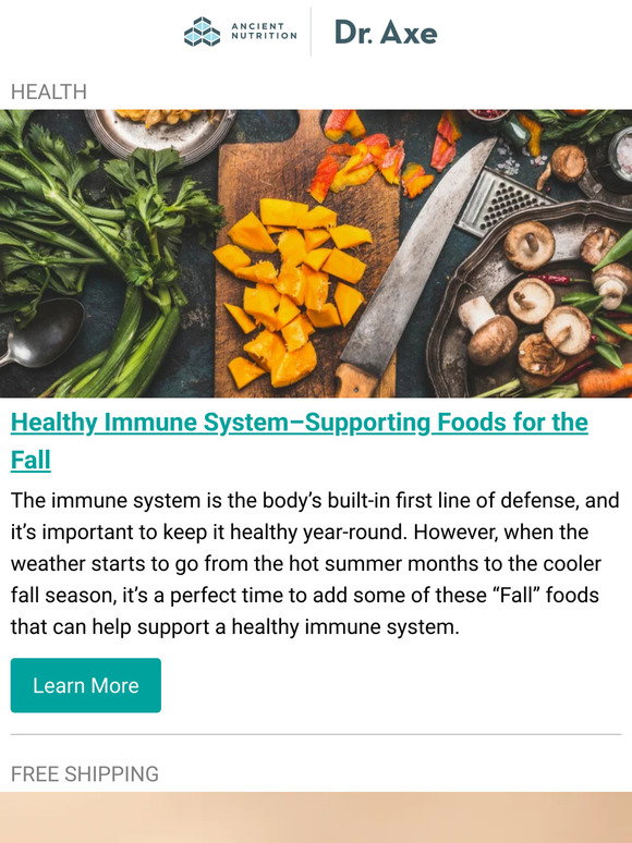 Ancient Nutrition: Best Fall Foods to Support a Healthy Immune System ...