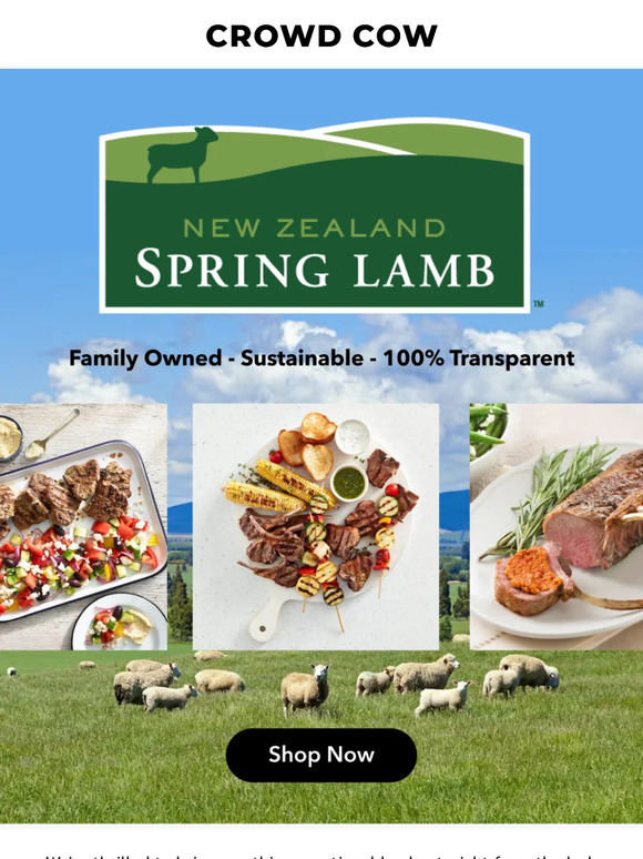 Crowd Cow: The Lamb-borghini of Taste: New Zealand Spring Lamb Now ...