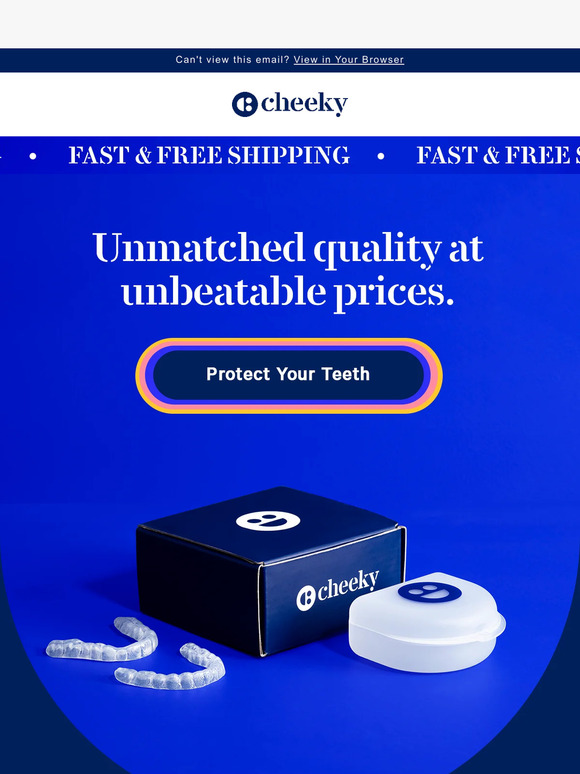 Cheeky: Custom vs. Over-the-Counter Night Guards | Milled