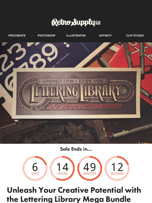 RetroSupply: The Lettering Library is back (with bonuses)! | Milled
