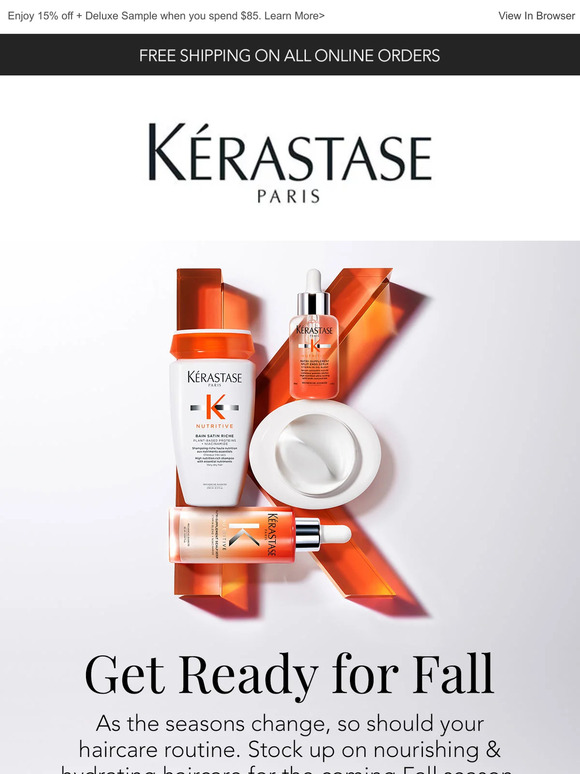 Kérastase: 15% off a new Fall haircare routine + a Deluxe Sample! | Milled
