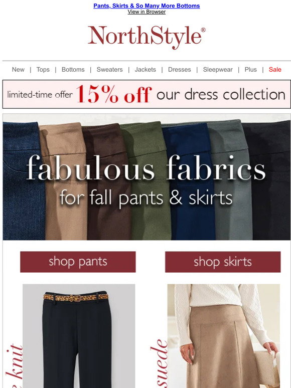 NorthStyle: The Essentials of Fall ~ Pants, Skirts & Leggings ~ Shop ...