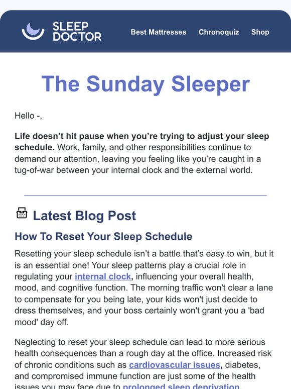 Singular Sleep: Get Your Sleep Schedule Back On Track | Milled
