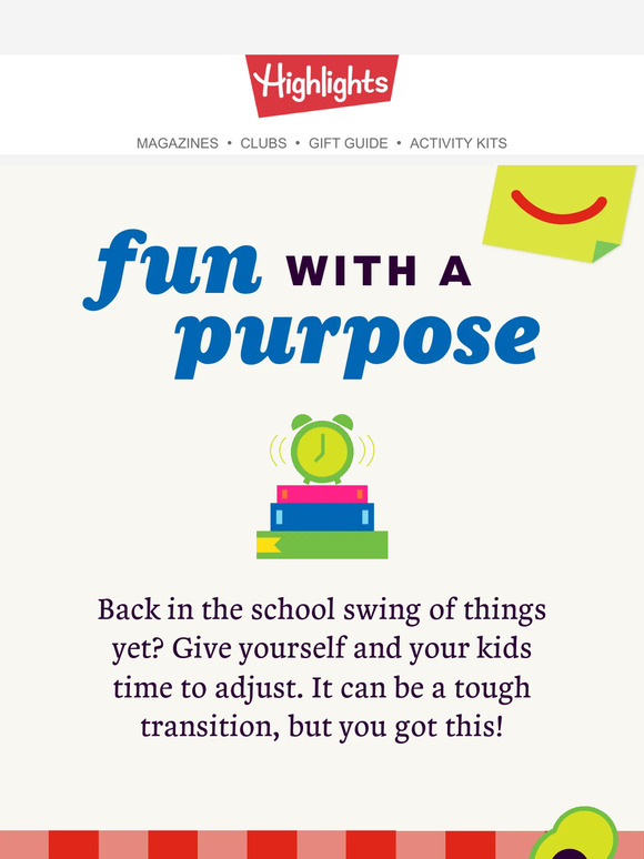 Highlights for Children: 🎉 🍏 🍯THIS WEEK: school, shofars and skills ...