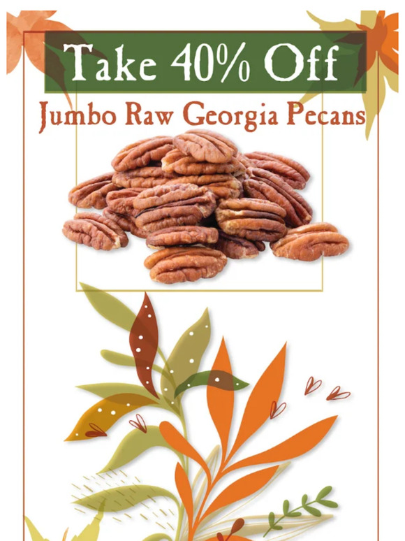 Farm Fresh Nuts: We Are Taking 40% Off Our Raw Georgia Pecans! Just in ...