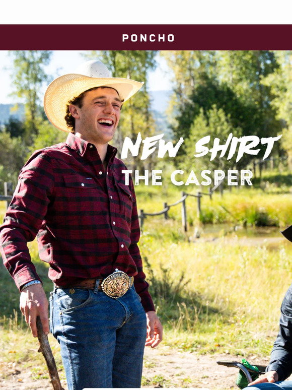 Poncho: NEW SHIRT: The Casper | Milled