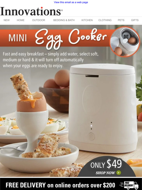 Innovations: Enjoy a quick and easy breakfast with this mini egg cooker ...