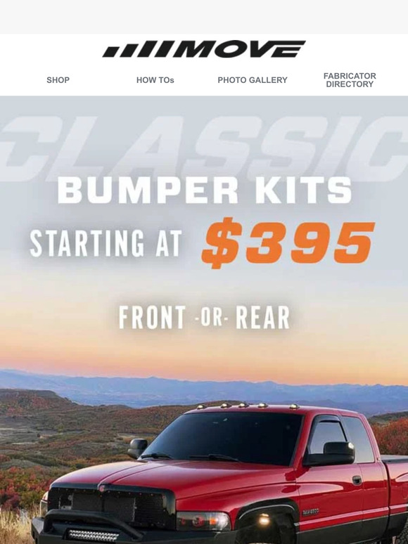 Move Bumpers: 🔸 Precision Series Bumper Kits 🔸 | Milled