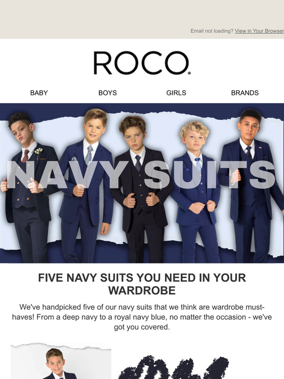 Roco Clothing: Navy Suit Staples💙 | Milled