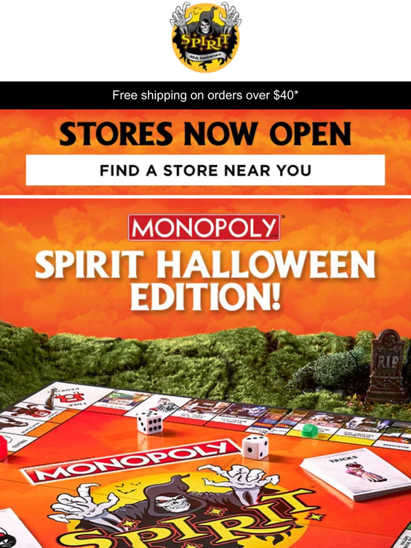Spirit Halloween: 👻 NEW Spirit Halloween Monopoly! | Milled