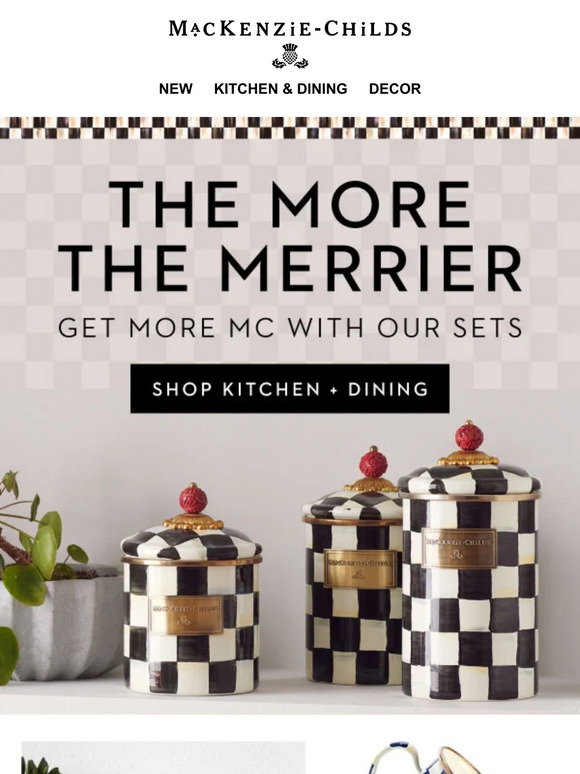 MacKenzie-Childs: Our all-in-one kitchen sets! | Milled