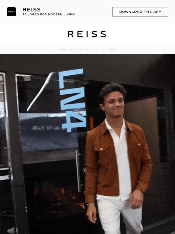 Reiss: Reiss, As Seen On Lando Norris | Milled