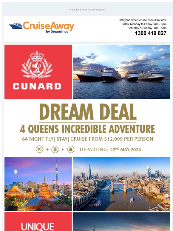 CruiseAway: Dream Deal | Four Queens Incredible Adventure! | Milled