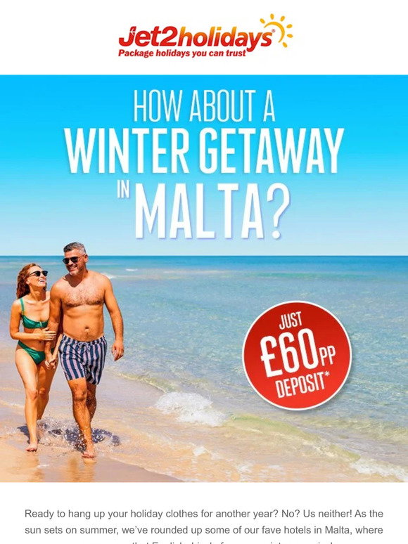 Jet2holidays: How about a winter getaway in Malta? | Milled