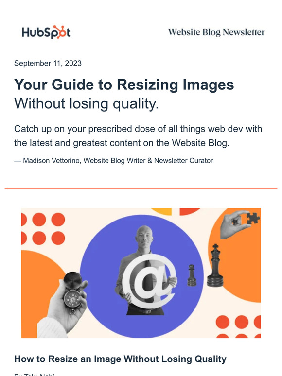HubSpot: Your Guide to Resizing Images | Milled