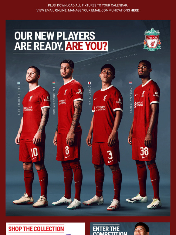 Liverpool FC: Get to know our new signings - competitions, interviews ...