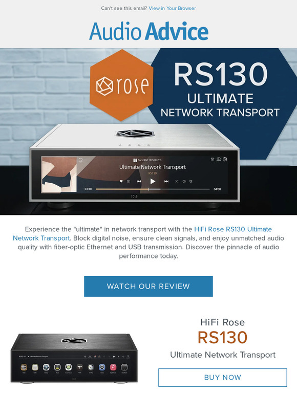 Audio Advice: HiFi Rose RS130: The Ultimate Network Transport | Milled