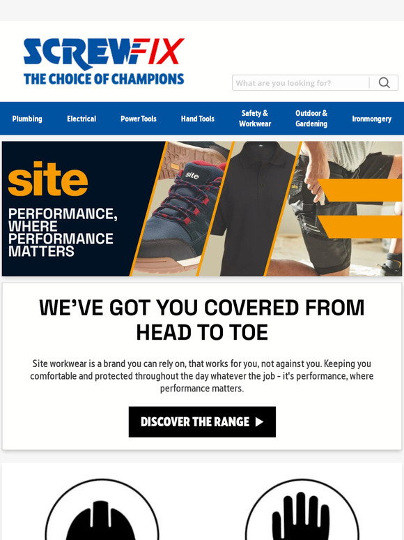 Screwfix: We've Got You Covered From Head 👷 to Toe 👞 | Milled