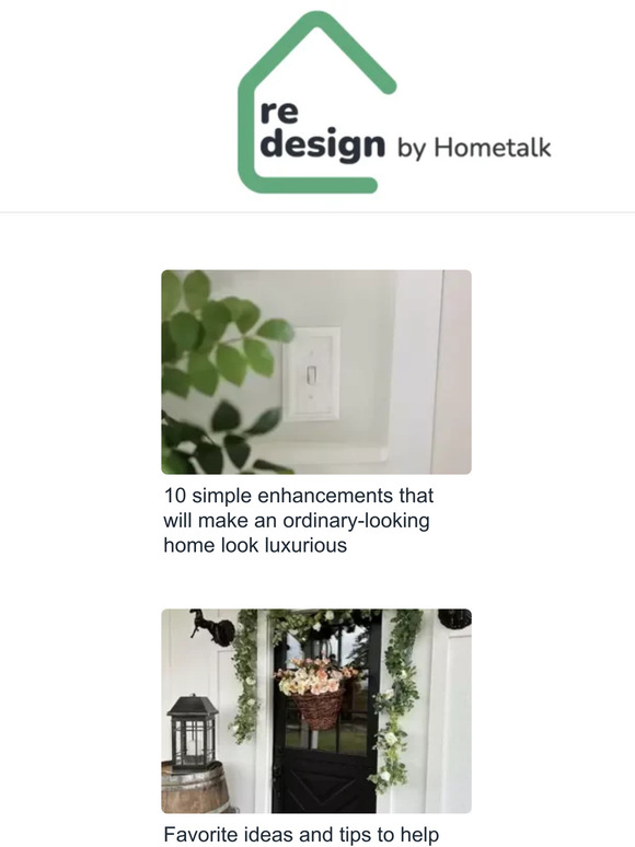 Hometalk: 10 ways to enhance your home | Milled