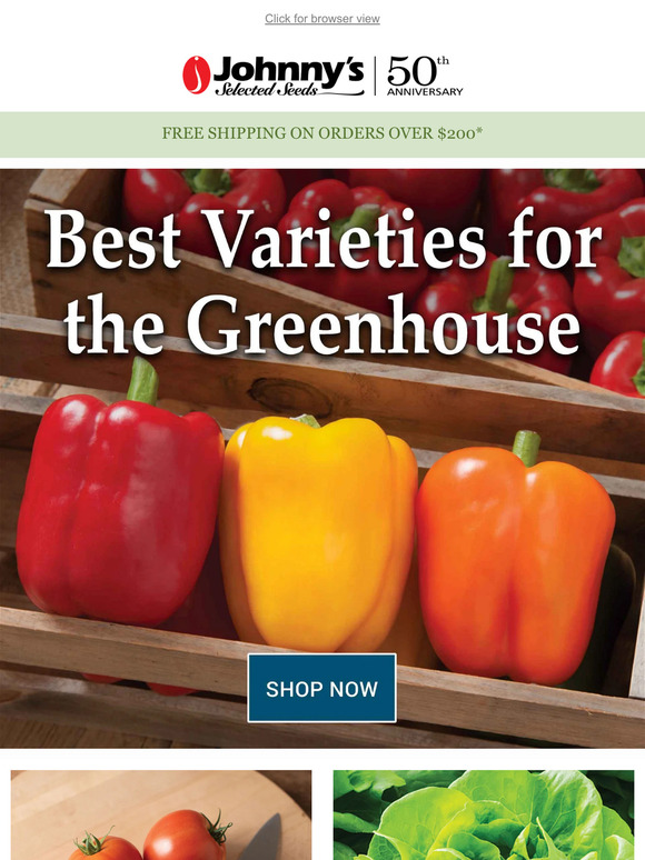 Johnny's Selected Seeds: Proven Greenhouse Performers | Milled