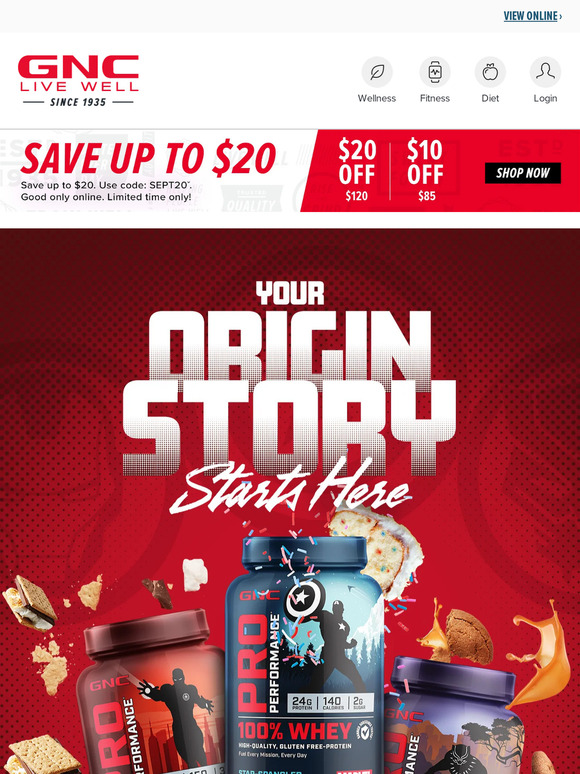 GNC: MEGA SALE: MARVEL flavors & MORE! | Milled