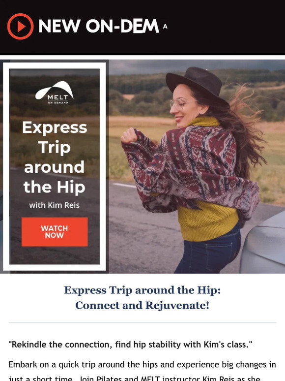 MELT Method: Hip Trip in 3 Words: Quick, Impactful, Connection! | Milled