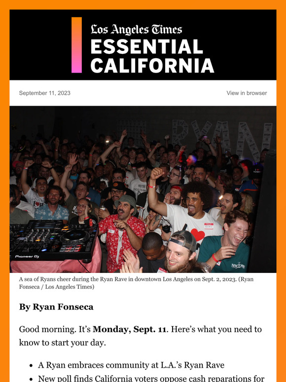 Los Angeles Times: The ‘dumb,’ ‘wholesome’ joy of L.A.’s Ryan Rave | Milled