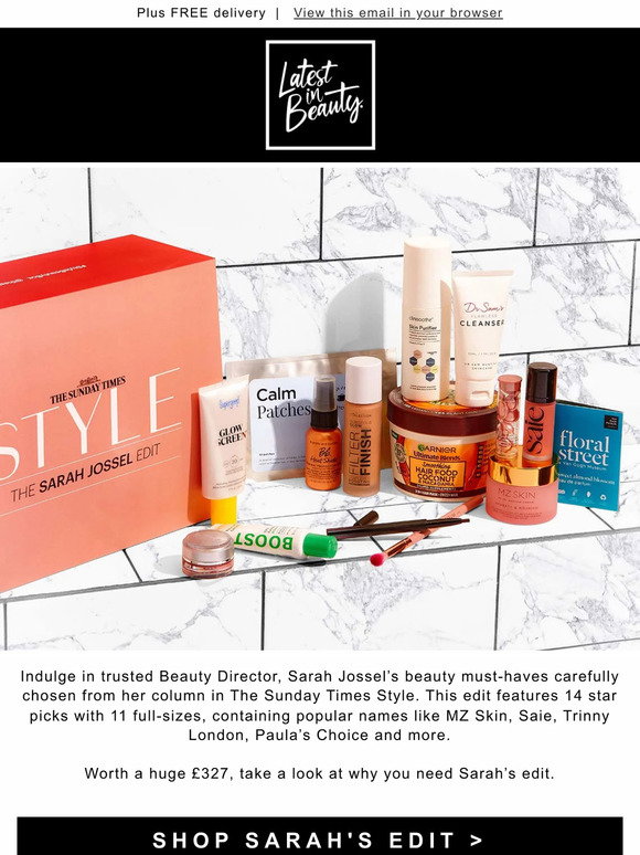 Latest in Beauty: Find out the product benefits from Sarah’s Style Edit ...