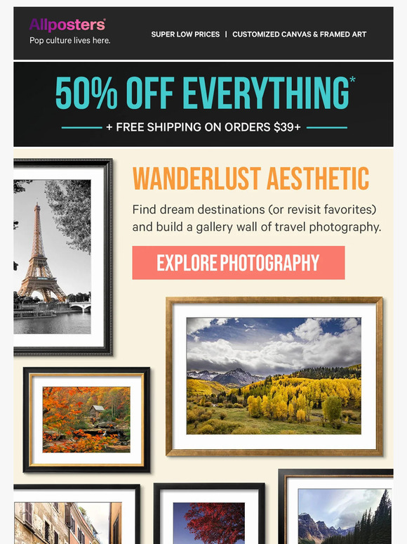 AllPosters: Explore your wanderlust aesthetic. | Milled