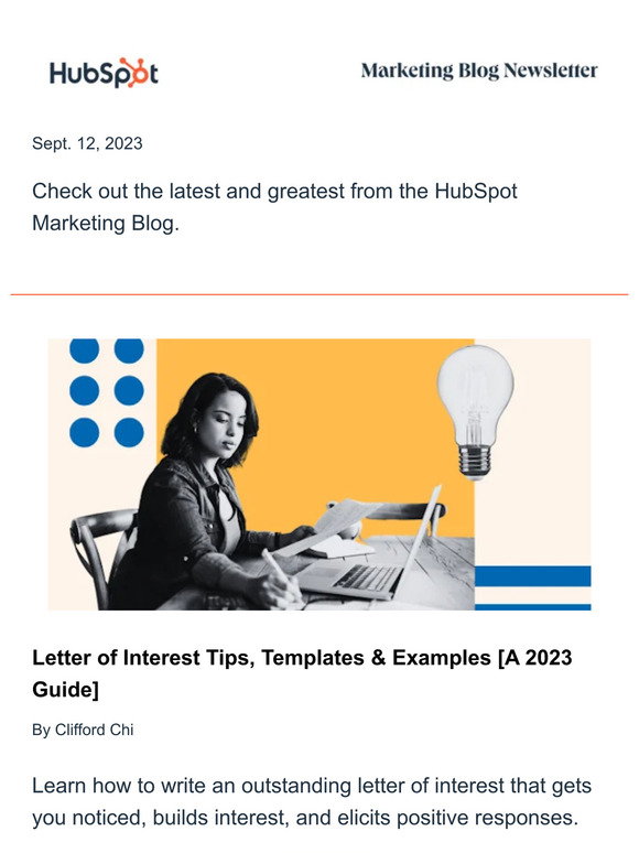 HubSpot: Letter of Interest Tips, Templates & Examples [A 2023 Guide ...