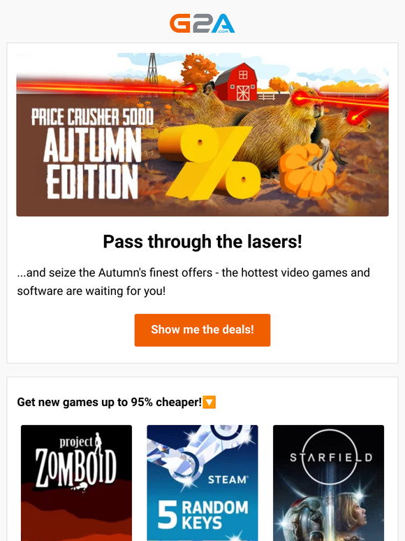 G2A: Raging capybaras and a whole lot of deals! 💥 | Milled