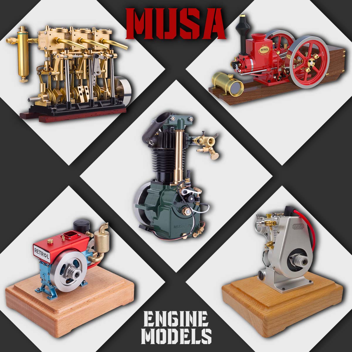 Enginediy: MUSA ENGINE COLLECTIONS | Milled