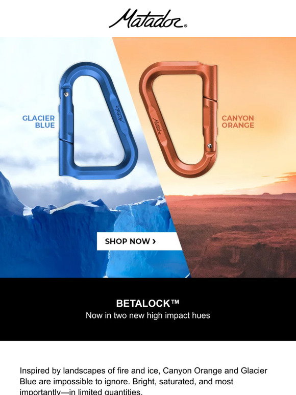 Matador: NEW BetaLock Colors Released | Milled