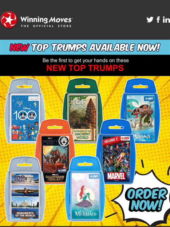 Winning Moves: Check out the new additions to our Top Trumps Collection ...