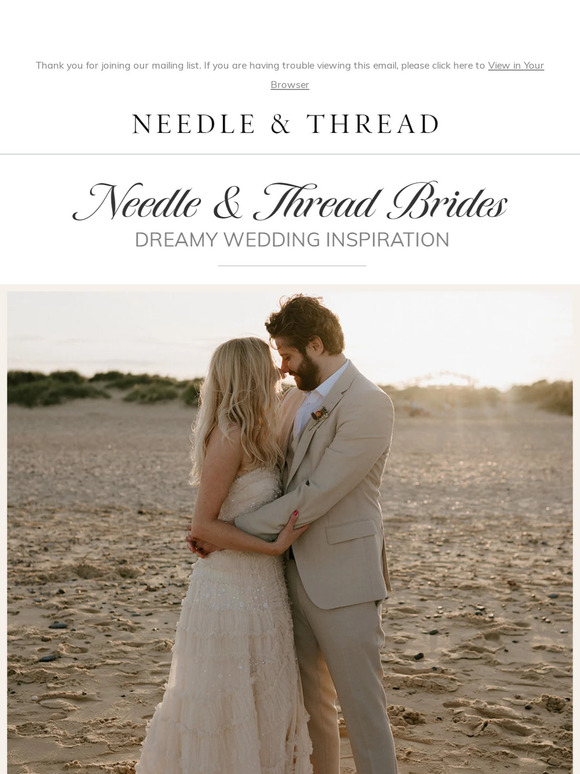Needle & Thread: Needle & Thread Brides | Milled