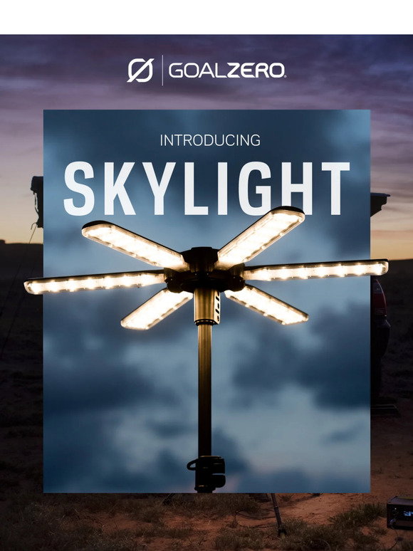 Goal Zero: 🚨 Meet the Goal Zero Skylight 🚨 | Milled