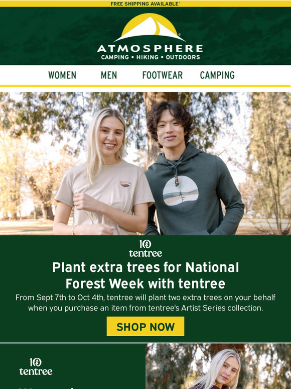 Atmosphere: Plant Extra Trees For National Forest Week With tentree ...