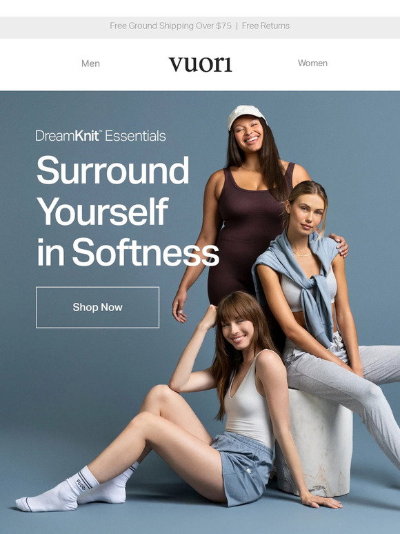 Vuori: Our best-selling fabric in new colors and styles | Milled