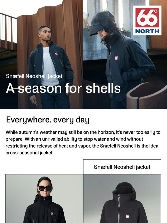 66°North: Snæfell Neoshell jacket | A season for shells | Milled