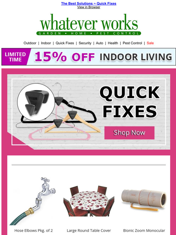 Whatever Works: Quick Fix Solutions ~ The Shortcut to Success ...