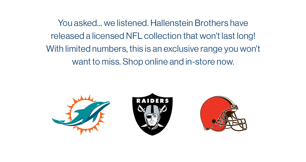 Hallenstein Brothers: NFL: Official Licensed Product | Milled